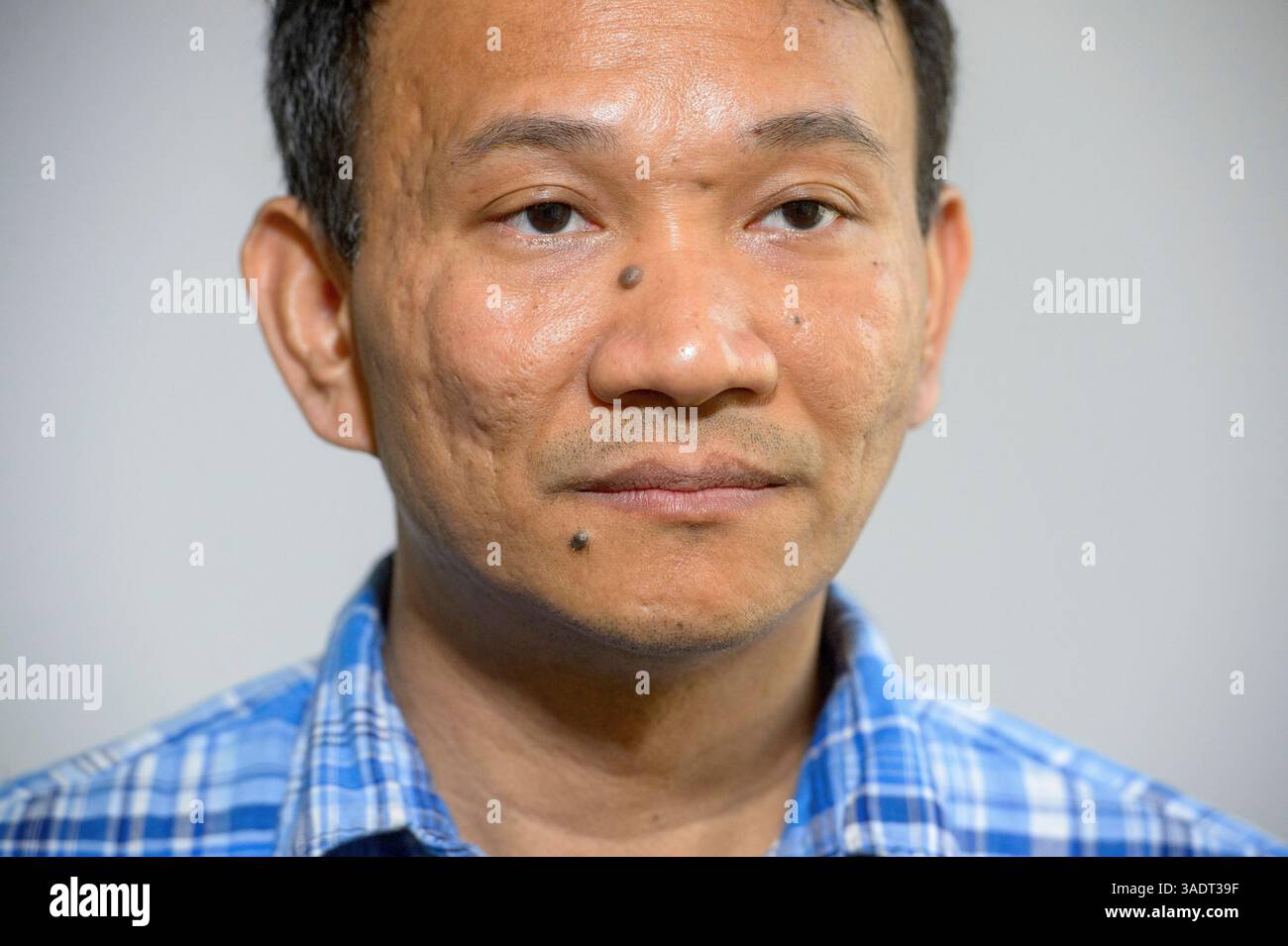 Vuthy Tha, a Cambodian reporter at Radio Free Asia who spent 7 years in a Thai refugee camp ...