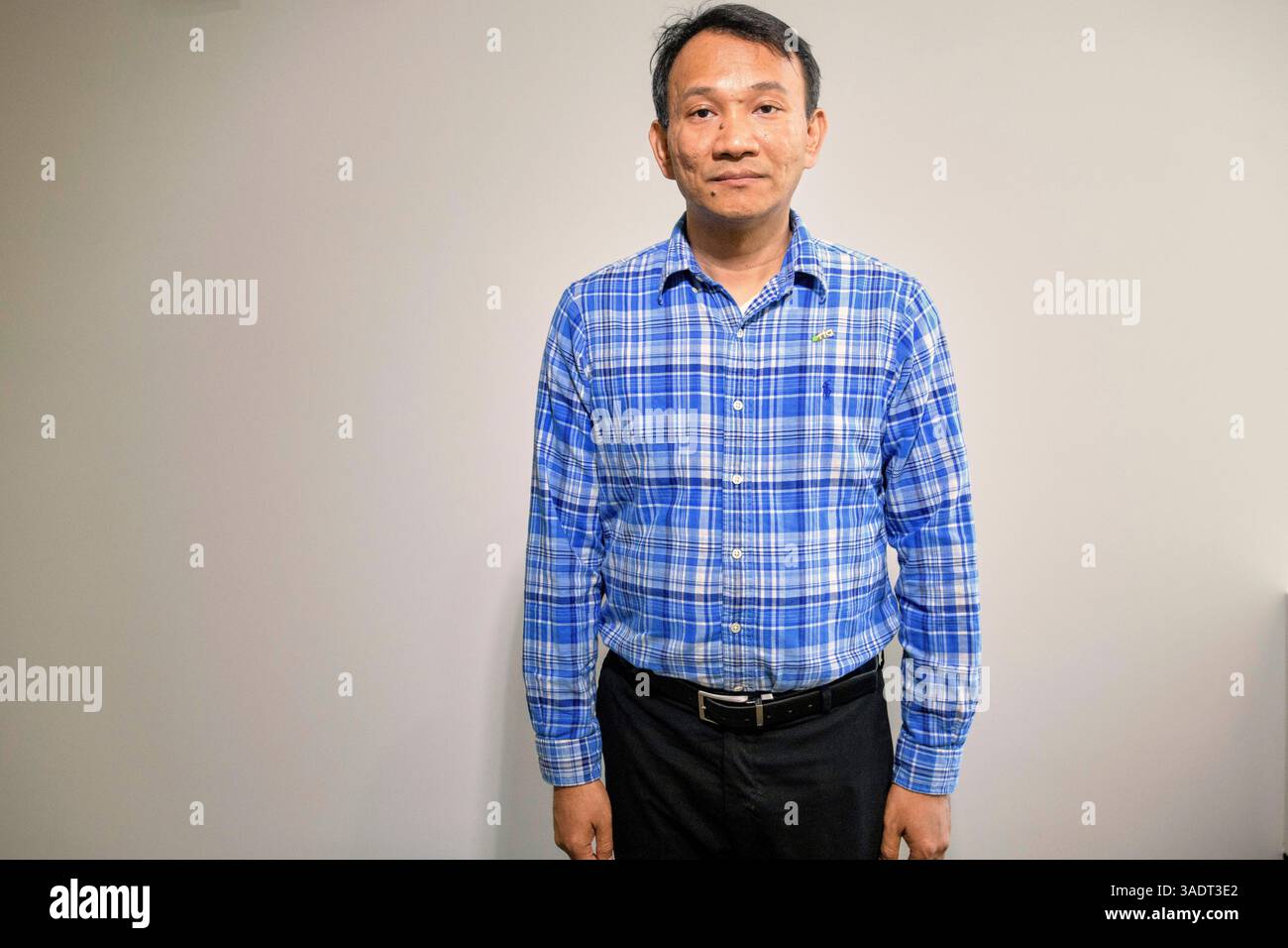 Vuthy Tha, a Cambodian reporter at Radio Free Asia who spent 7 years in a Thai refugee camp ...
