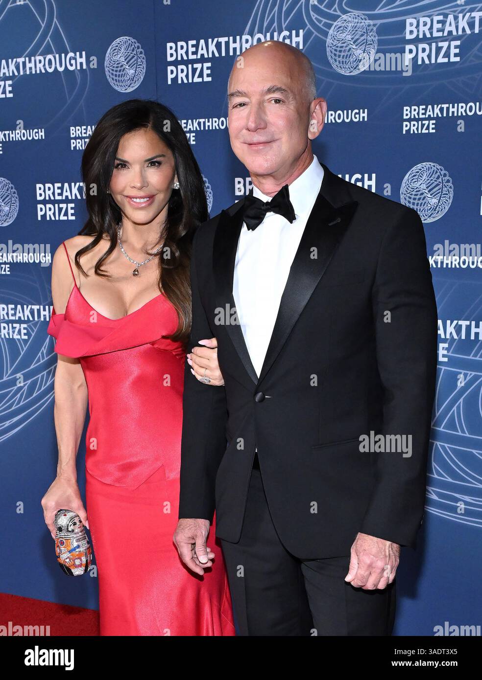 Santa Monica, USA. 05th Apr, 2025. Lauren Sanchez and Jeff Bezos ...