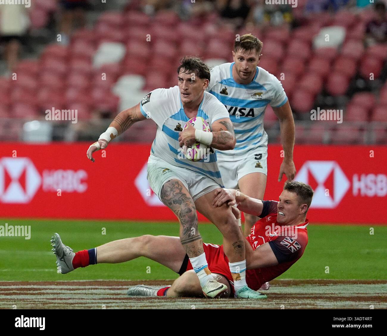 Singapore National Stadium, Singapore. 5th Apr, 2025. HSBC International Rugby Sevens Singapore ...