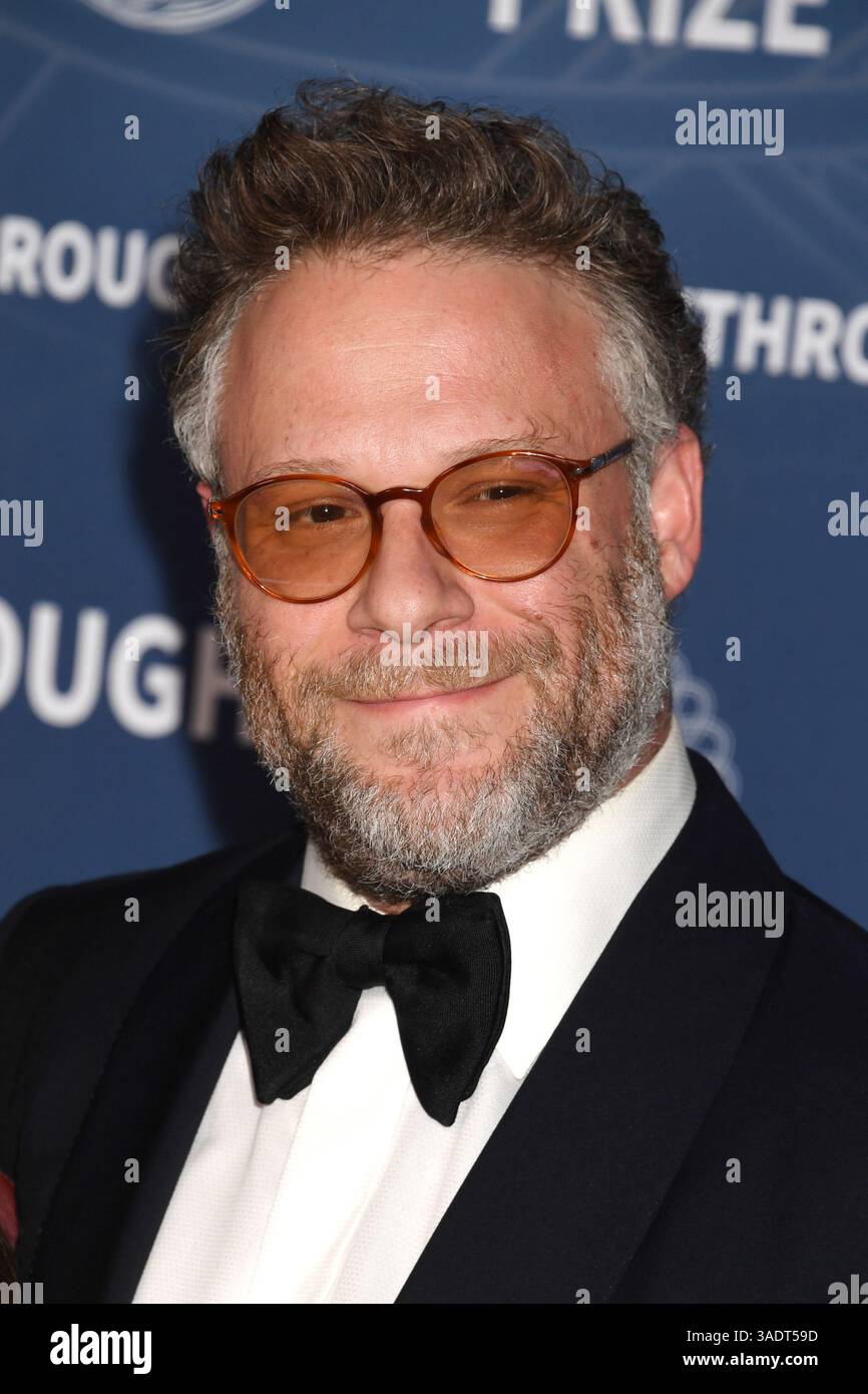 Santa Monica, Ca. 05th Apr, 2025. Seth Rogen at the 11th Breakthrough ...