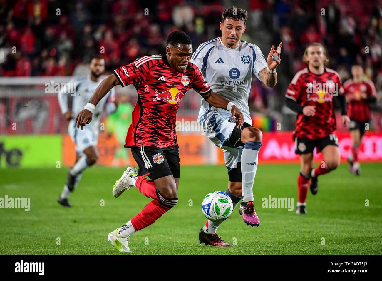 Harrison, NJ, United States, April 5, 2025: Serge Ngoma (81 New York ...