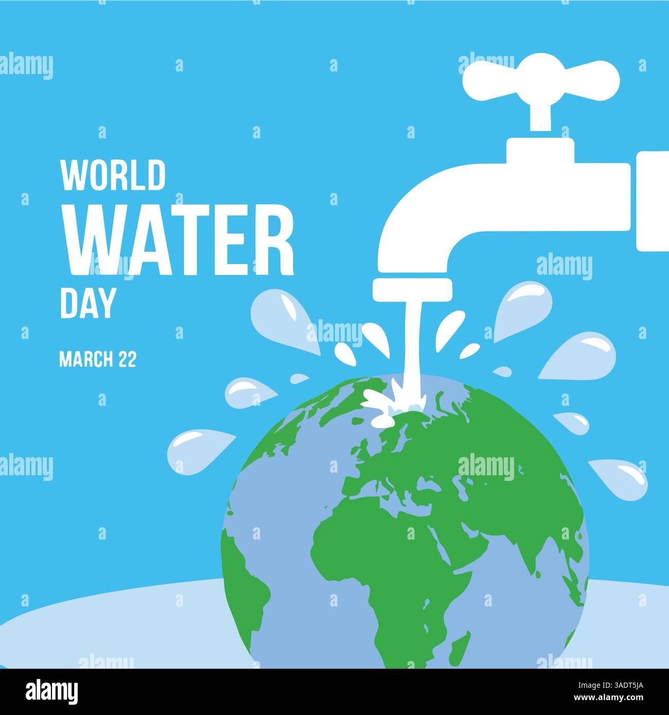 World Water Day greeting. Perfect for raising awareness about water ...