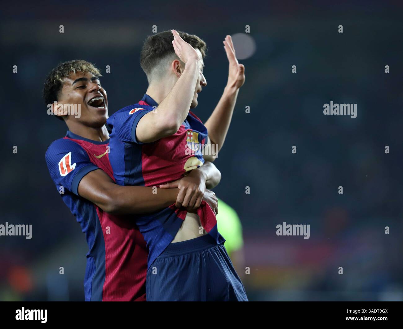 Sabadell, Barcelona, Spain. 5th Apr, 2025. Barcelona Spain 05.04.2025 Lamine Yamal (FC Barcelona ...