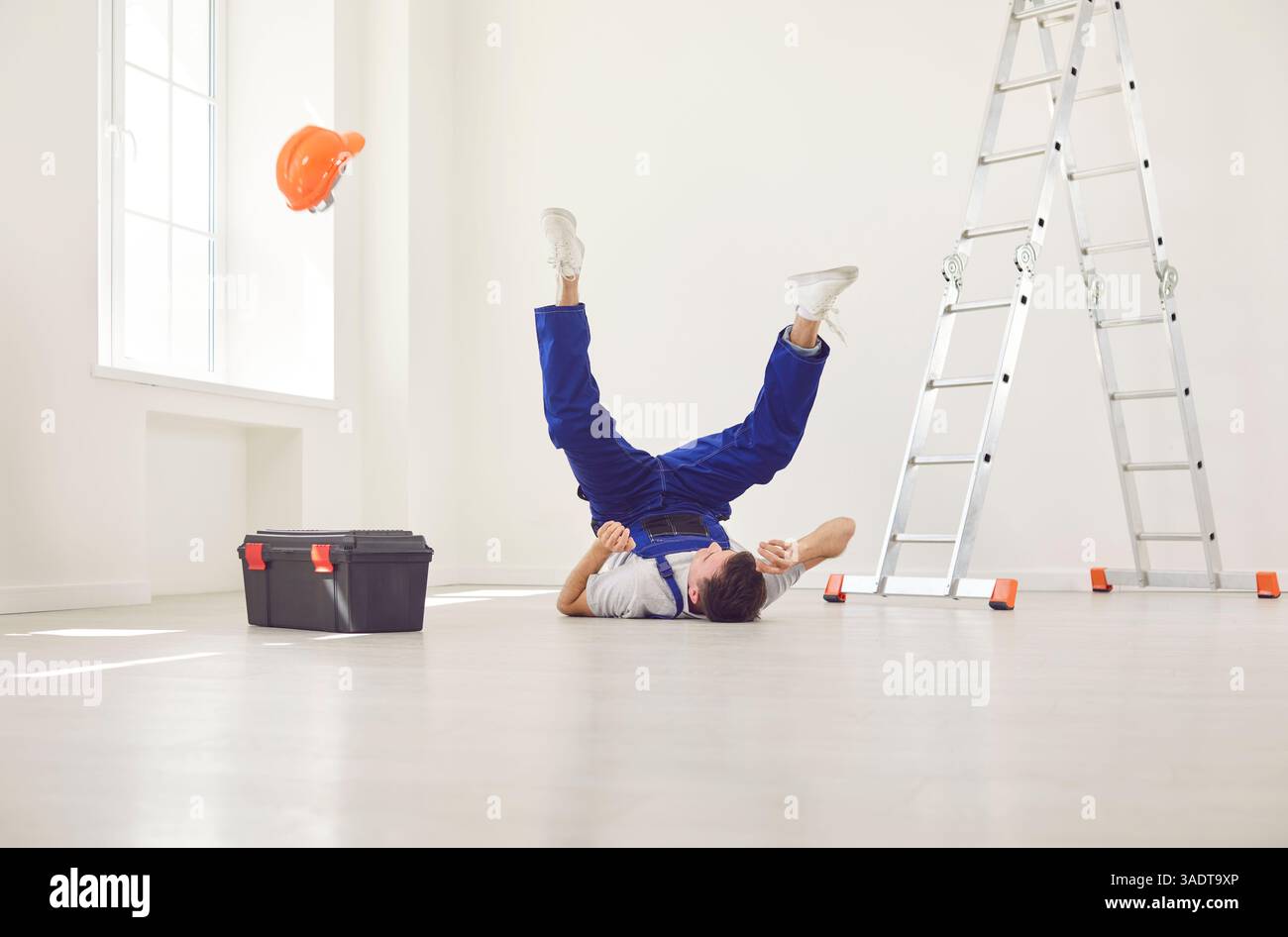 Construction Worker Suffers Injury After Falling from Ladder on Site ...