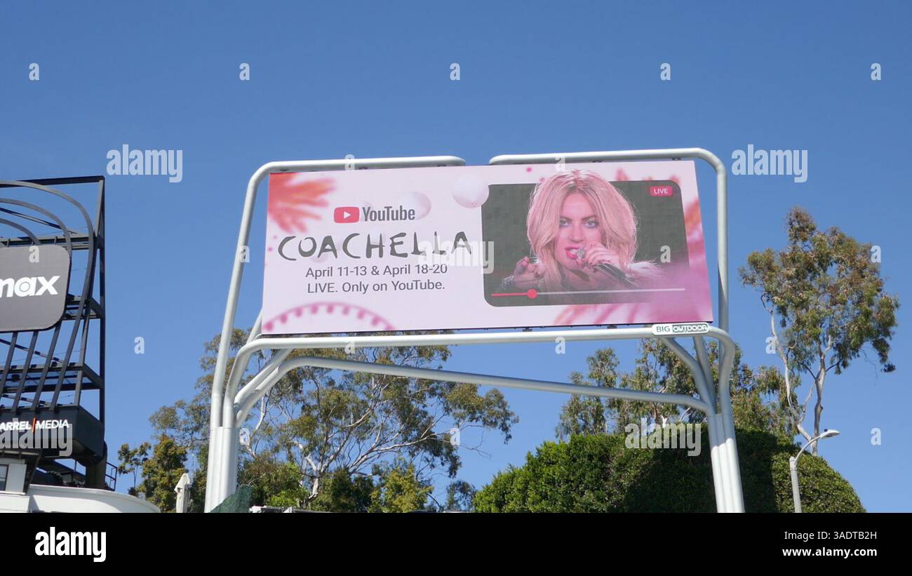 Los Angeles, California, USA 5th April 2025 Lady Gaga Coachella YouTube ...