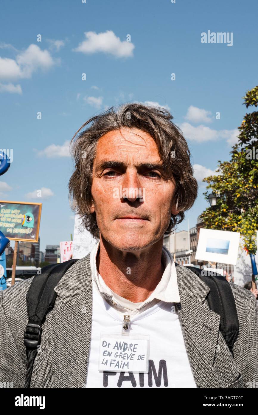 Portrait of Pascal Andre, an infectious diseases specialist and ...
