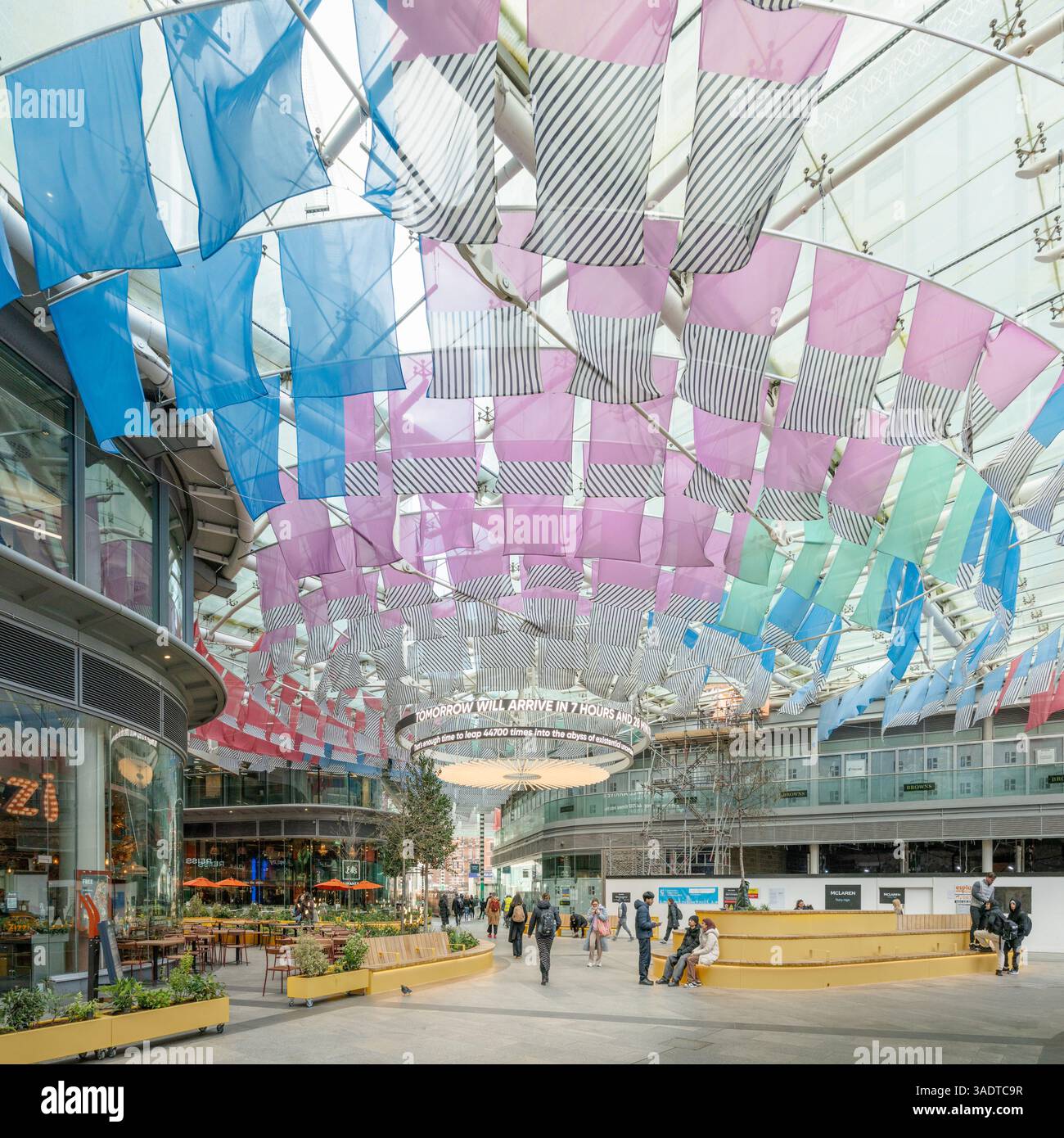 London, England, UK - The Four Winds installation (in Cardinal Place ...