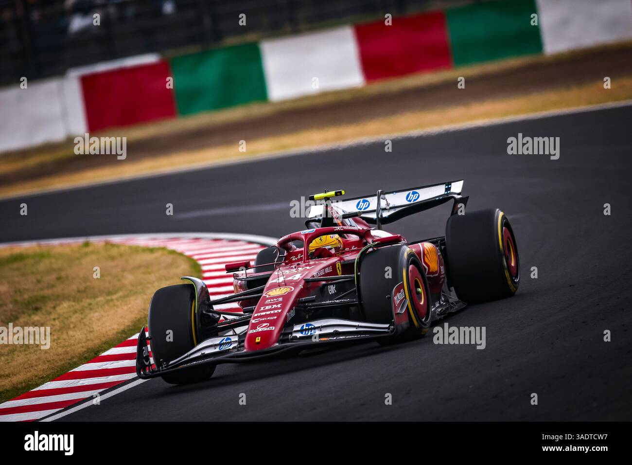 44 HAMILTON Lewis (gbr), Scuderia Ferrari SF-25, action during the Formula 1 Lenovo Japanese ...
