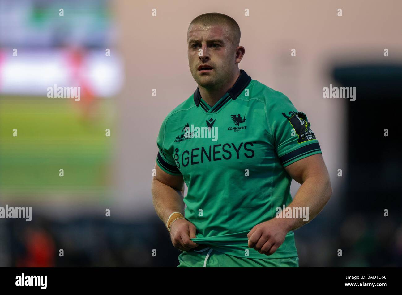 Galway, Ireland. 06th Apr, 2025. Jordan Duggan of Connacht during the ...