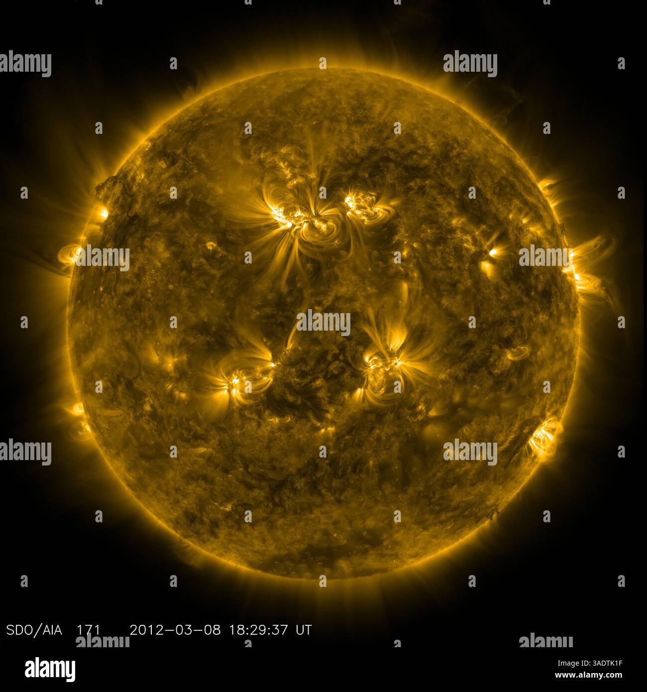 March 8, 2012 - Sun, Milky Way Galaxy - A solar flare, the largest in ...