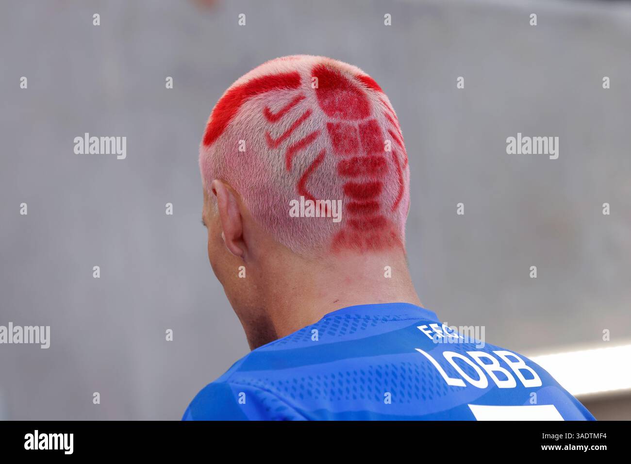 Perth, Australia. 06th Apr, 2025. Rory Lobb of the Bulldogs has a ...