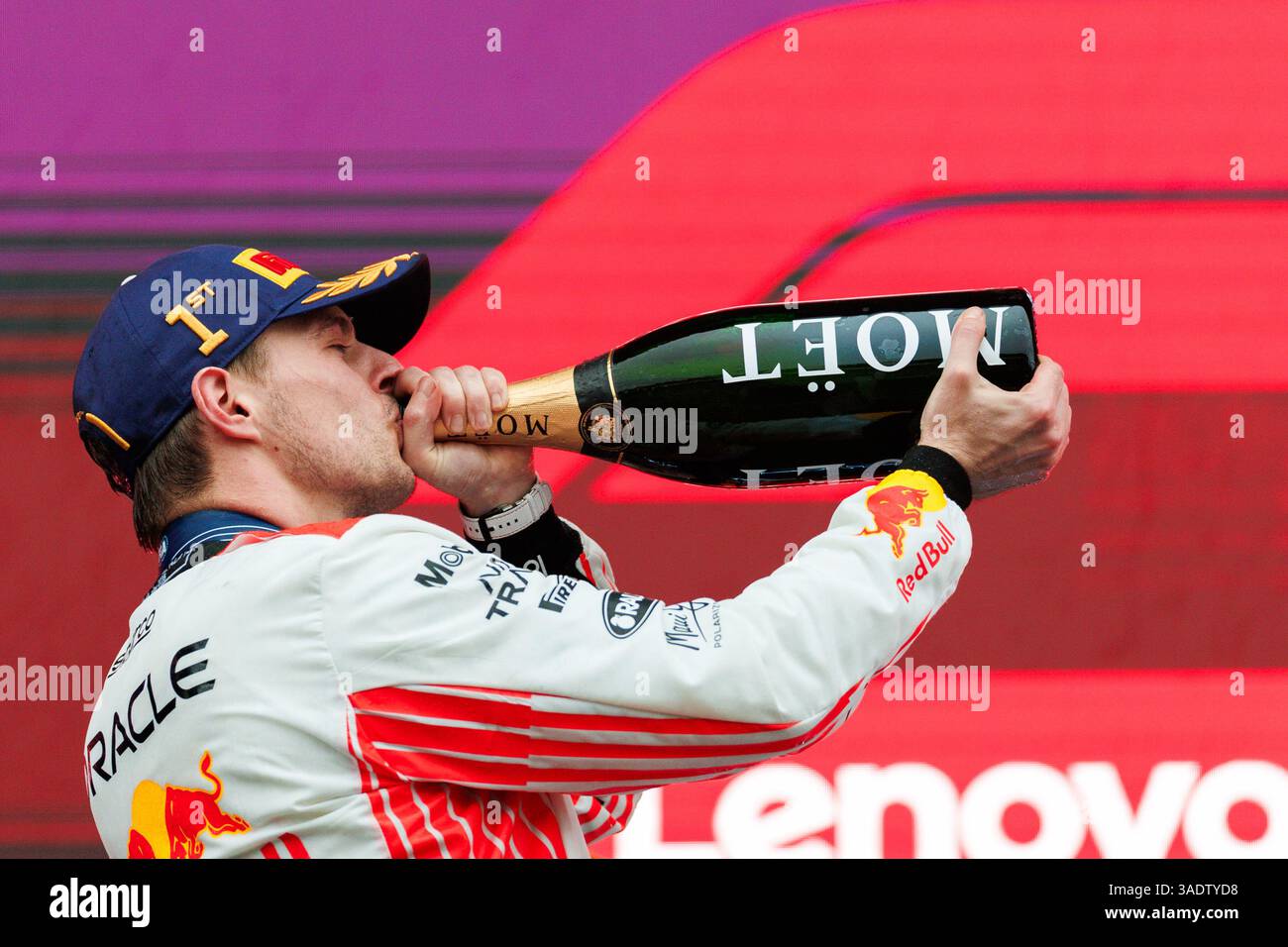 Suzuka, 06 Apr 2025: Max Verstappen (NED) of Red Bull Racing wins the Japan Grand Prix with ...