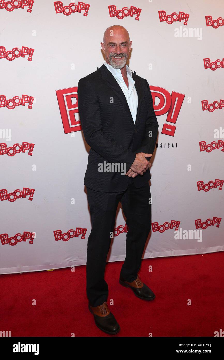Christopher Meloni in attendance for BOOP! The Musical Opening Night on ...