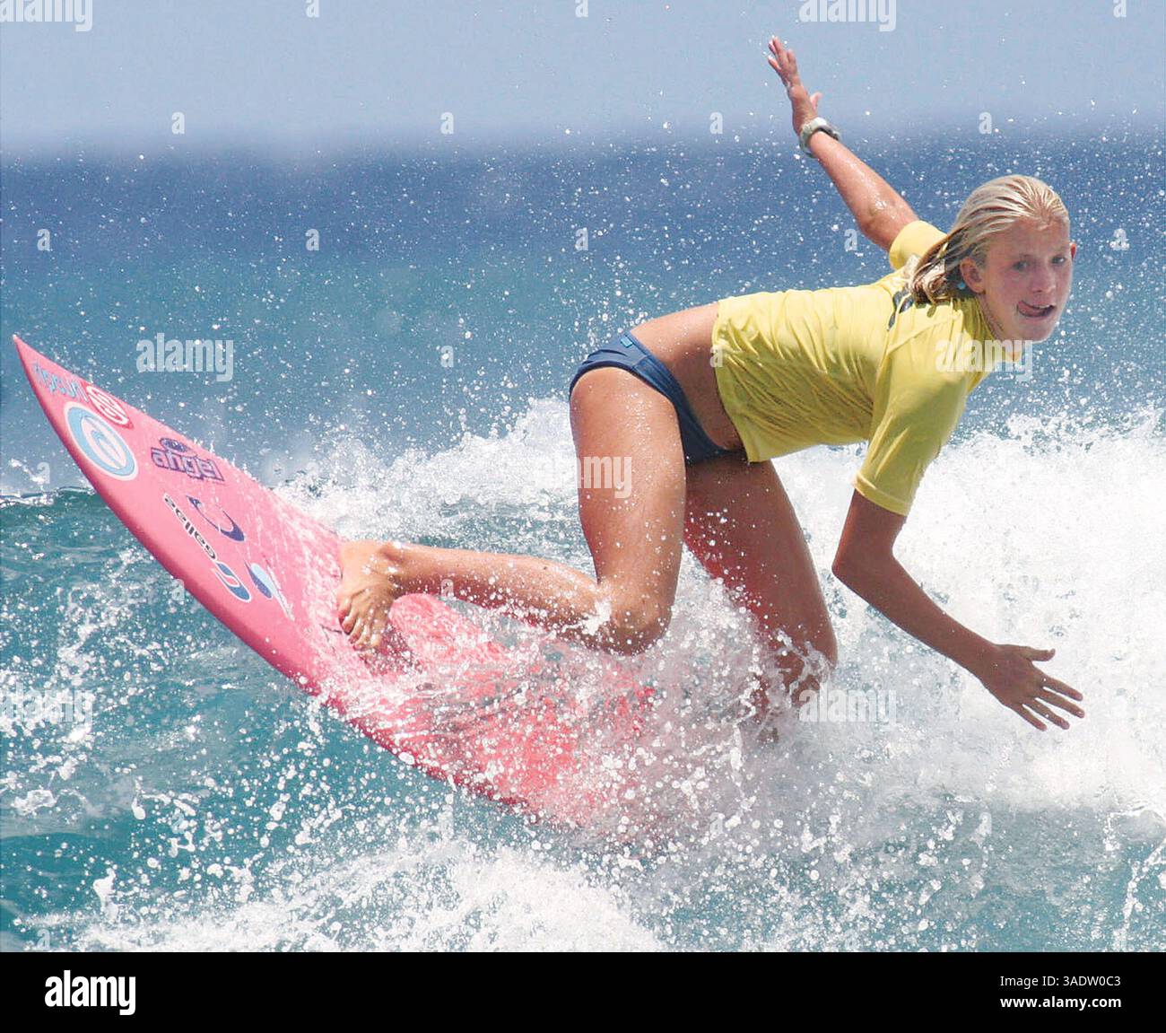 Aug 02, 2003; Makua Beach, HI, USA; (FILE PHOTO) A shark bit off the left arm of teenage surfing ...