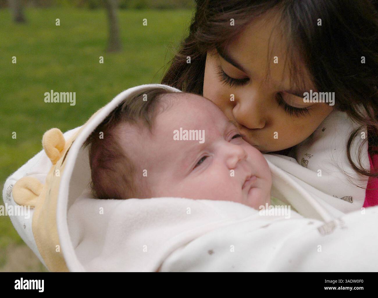 Apr 24, 2003; New Albany, Indiana, USA; Six-year-old Kinsey Morrison ...