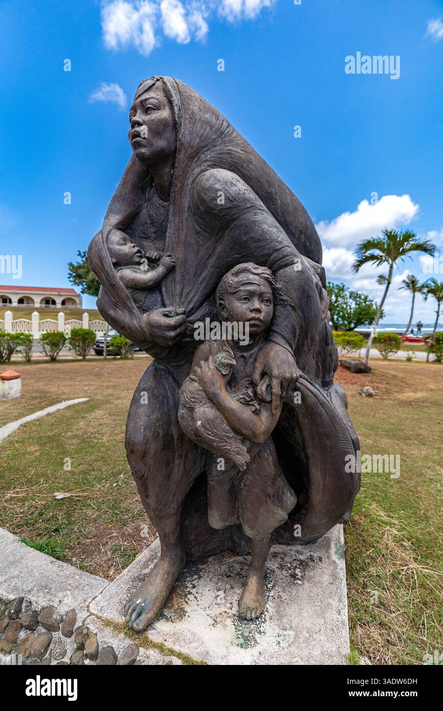 Guam WWII Monument at Adelup Point Stock Photo - Alamy
