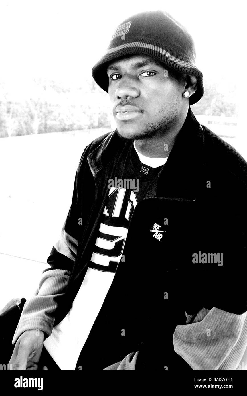 Nov 05, 2004; Portland, Oregon, USA; Basketball Phenom LEBRON JAMES on ...