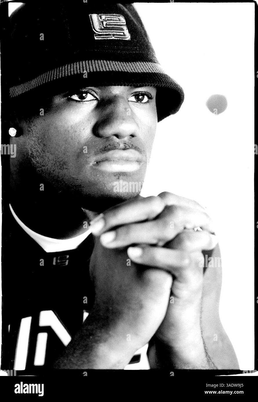 Nov 05, 2004; Portland, Oregon, USA; Basketball Phenom LEBRON JAMES on ...