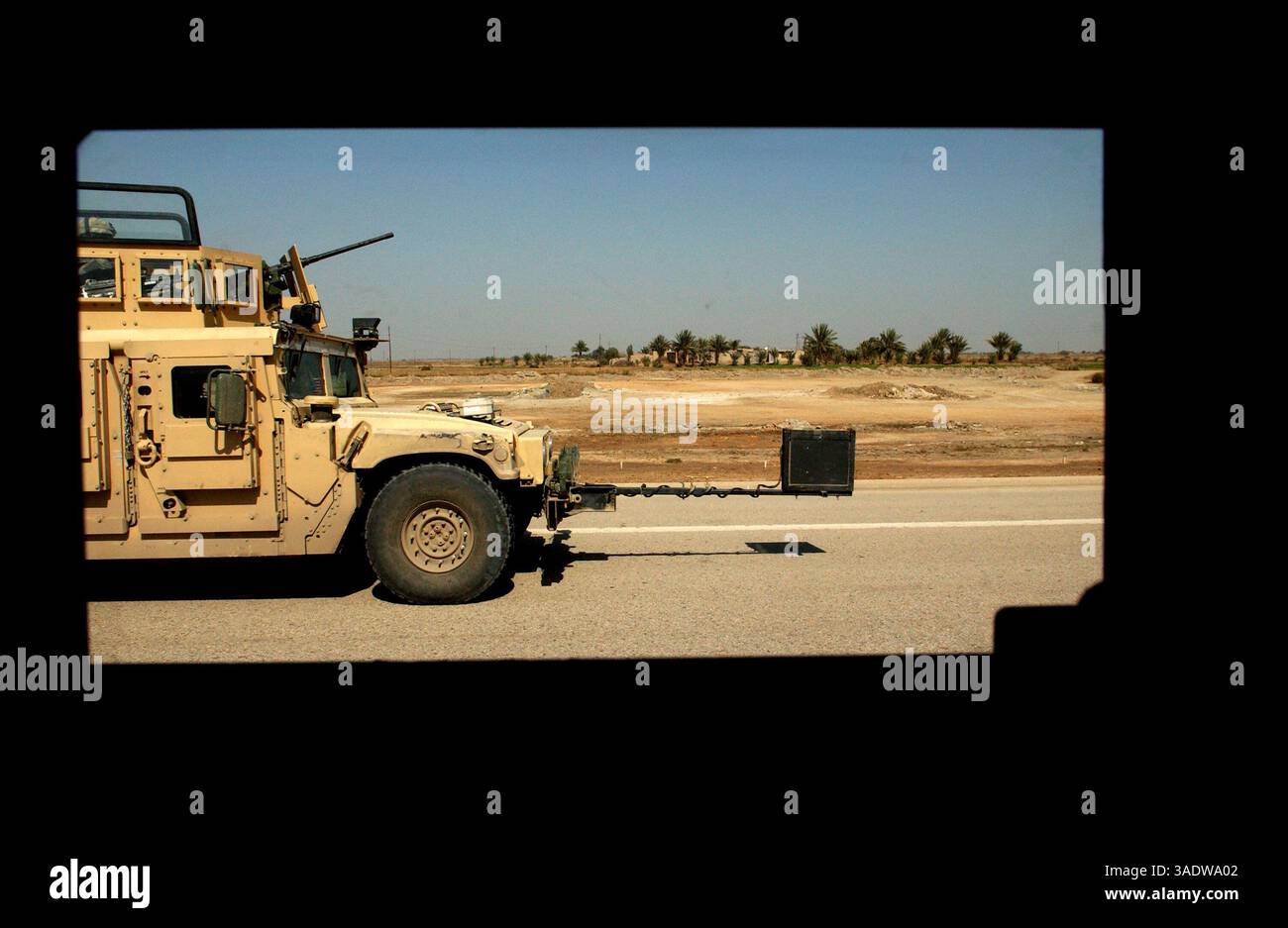 Feb 28, 2008 - Southern Iraq, Iraq - A Humvee passes another Humvee as ...