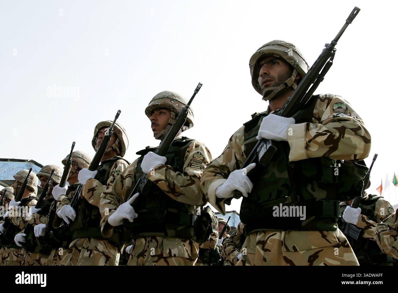 Sep 22, 2009 - Tehran, Iran - Iranian Army soldiers march during a ...