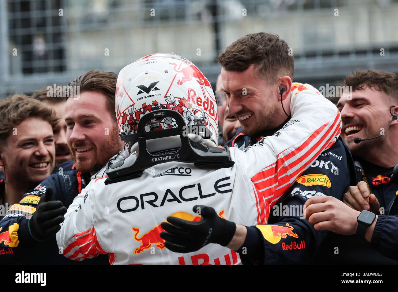 Suzuka, Japan. 06th Apr, 2025. Race winner Max Verstappen (NLD) Red ...