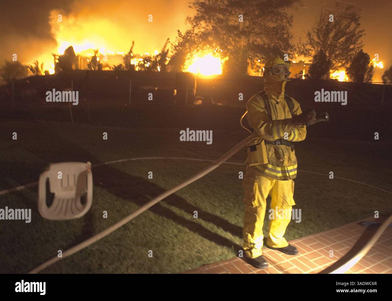 Oct 26, 2003; Ramona, CA, USA; The largest wildfire in California ...