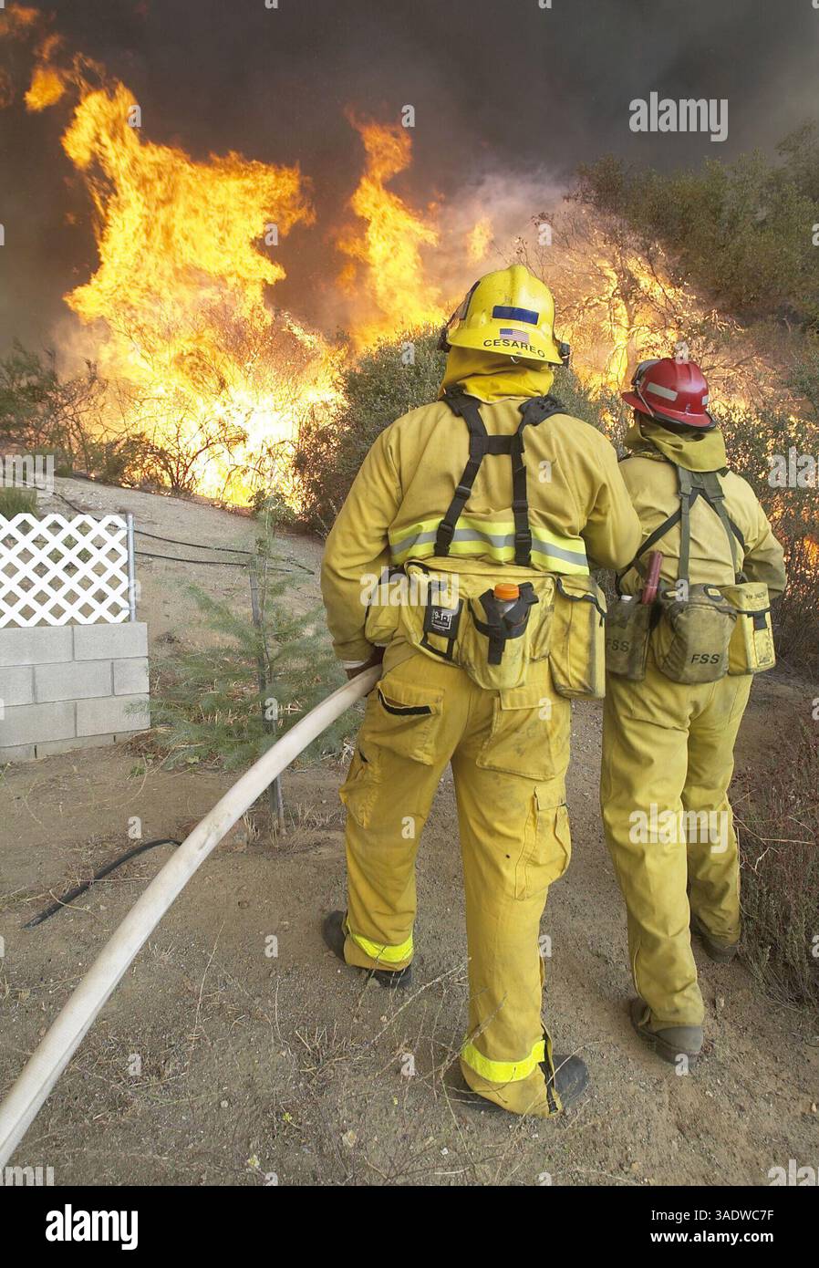 Oct 27, 2003; Descanso, CA, USA; CALIFORNIA WILDFIRES. The largest ...
