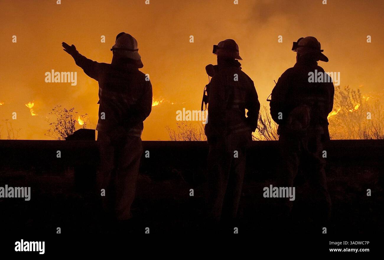 Oct 28, 2003; Descanso, CA, USA; CALIFORNIA WILDFIRES. The largest ...