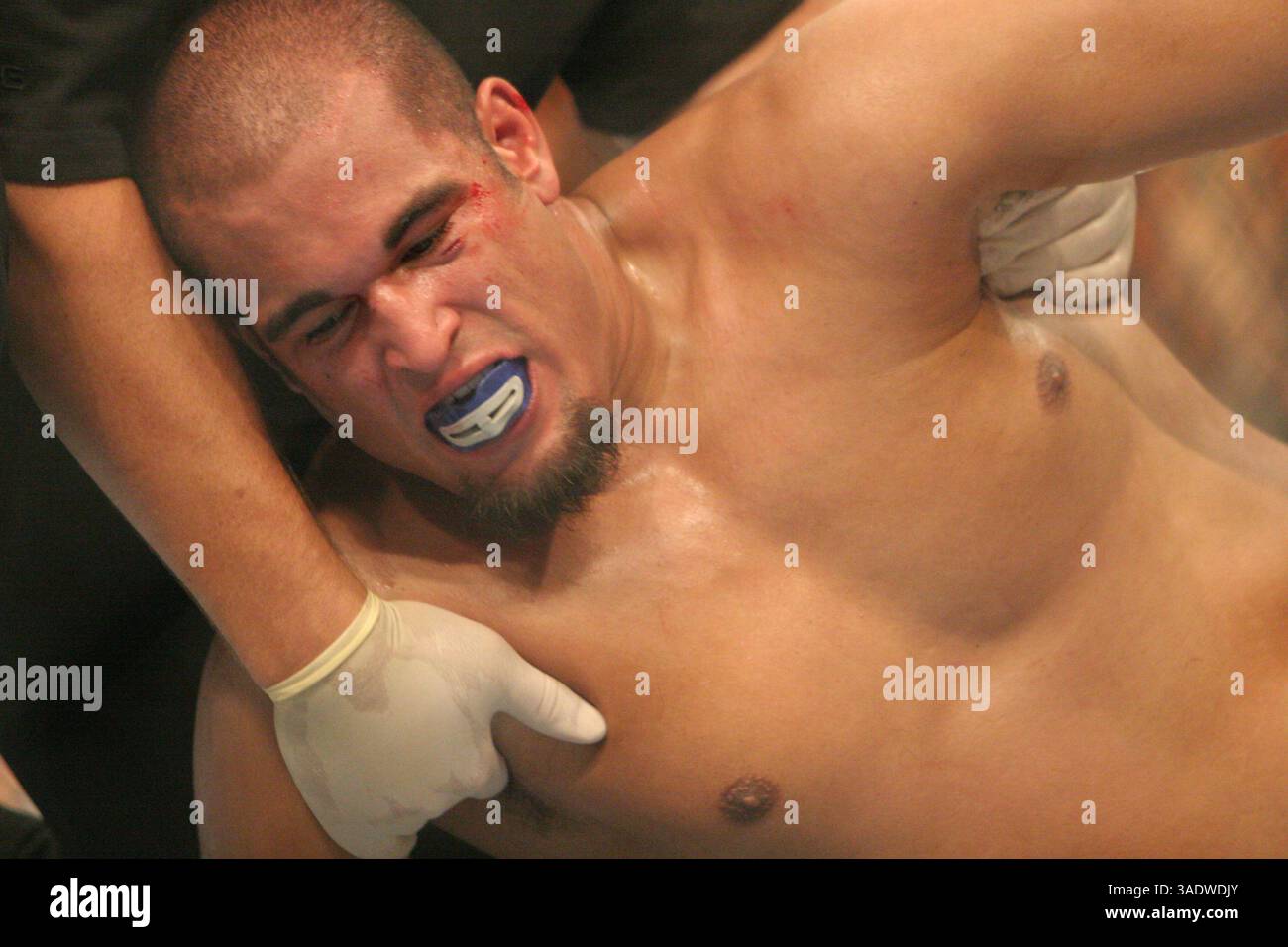 Aug 09, 2006; Las Vegas, NV, USA; SAM HOGER loses his battle with ...