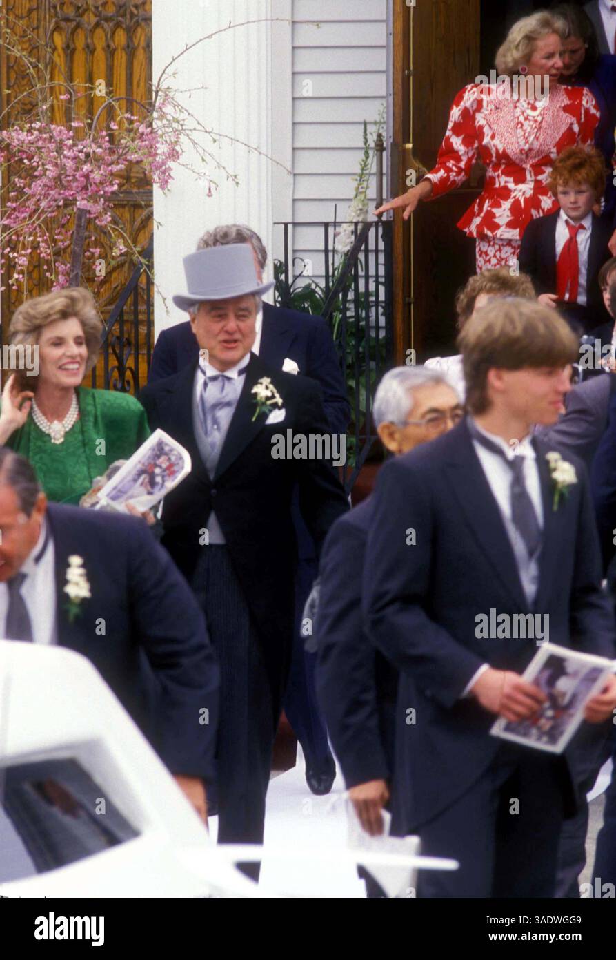 WEDDING OF MARIA SHRIVER AND ARNOLD SCHWARZENEGGER.ETHEL KENNEDY.PHOTO ...