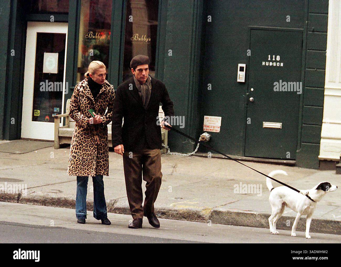 December 20, 1997 - New York John F. Kennedy Jr and wife Carolyn ...