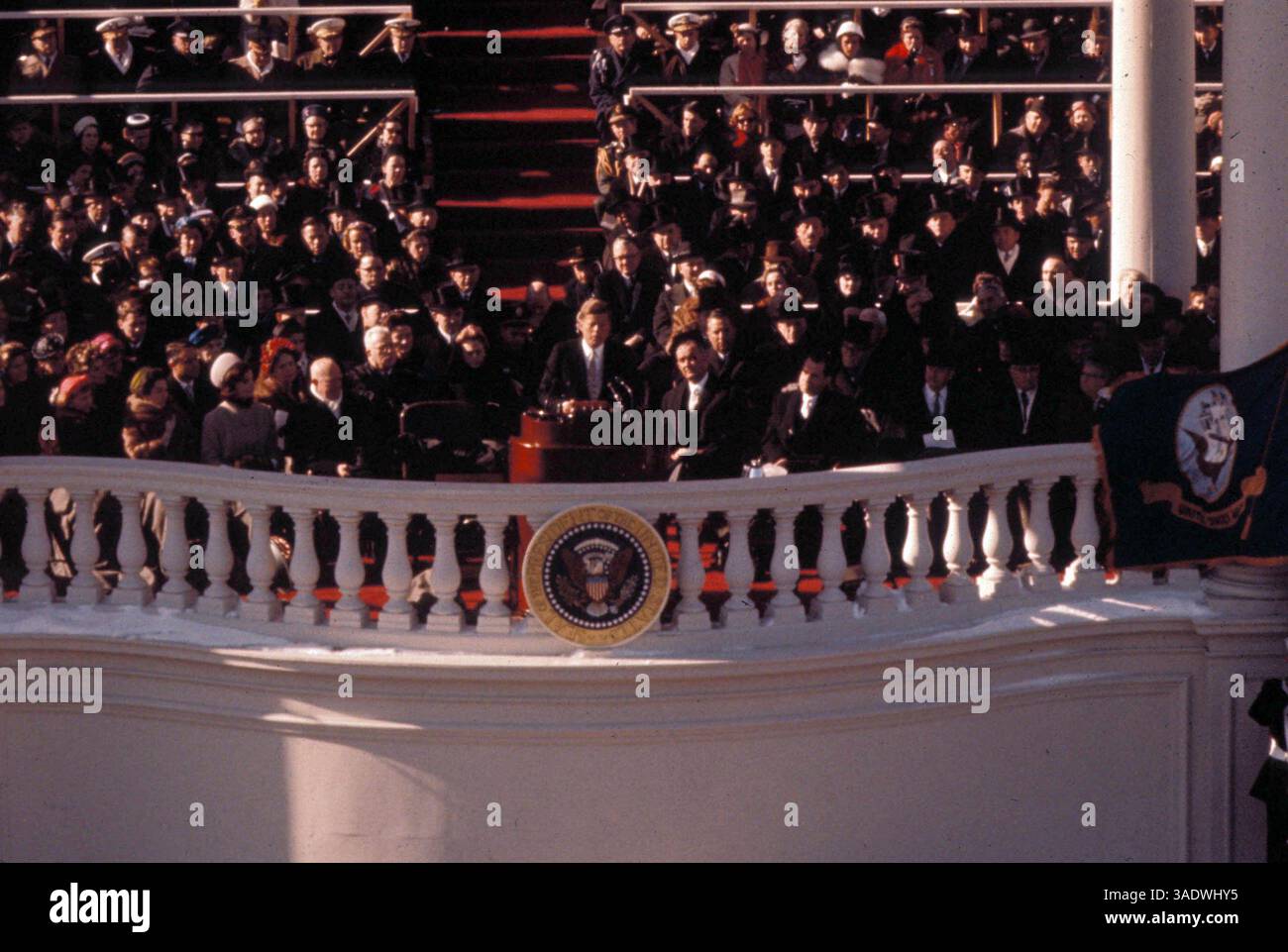 JOHN F. KENNEDY INAUGURATION 1961.PHOTO BY GLOBE PHOTOS (Credit Image ...