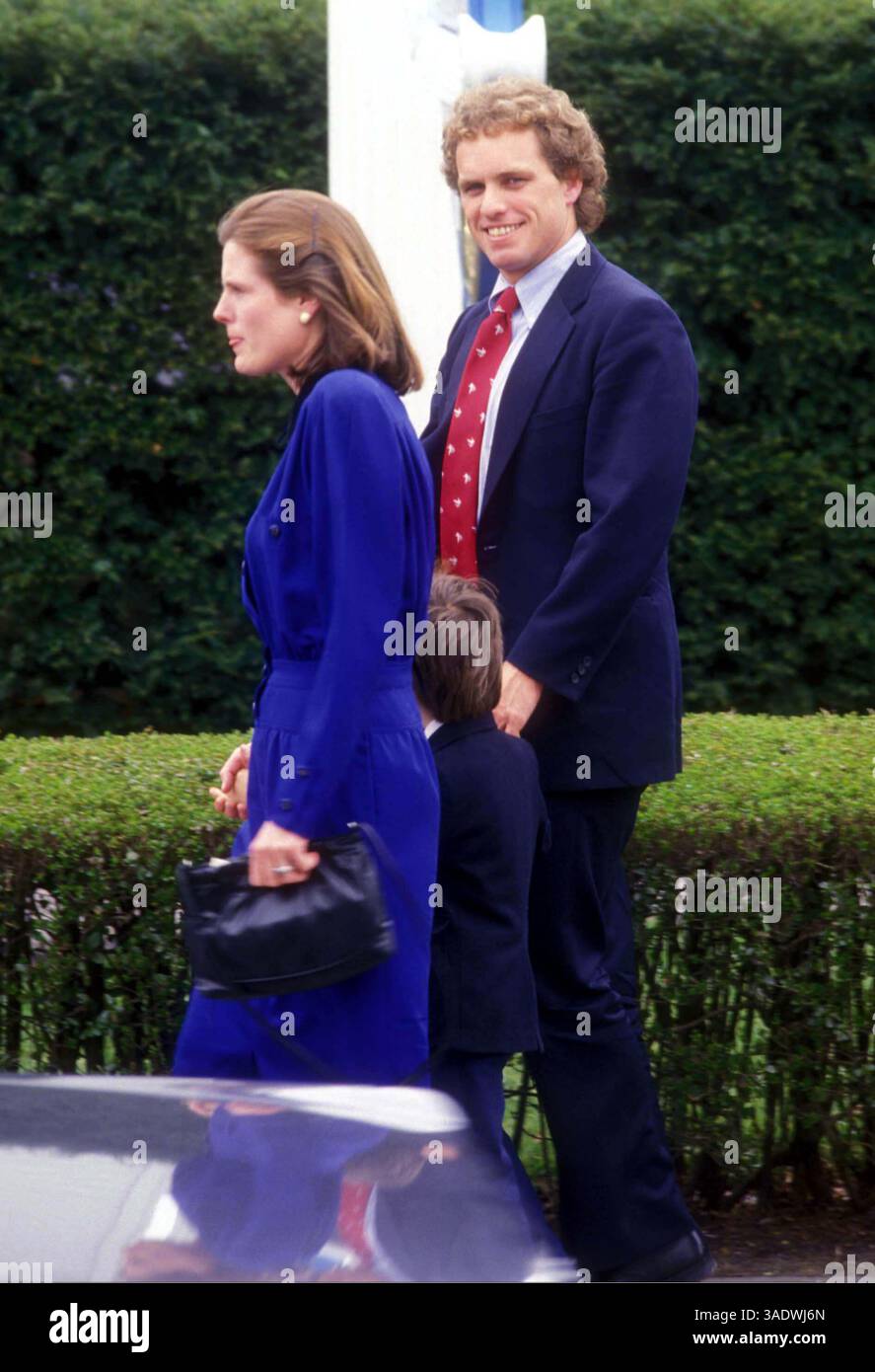 WEDDING OF MARIA SHRIVER AND ARNOLD SCHWARZENEGGER 04/26/1986.PHOTO BY ...