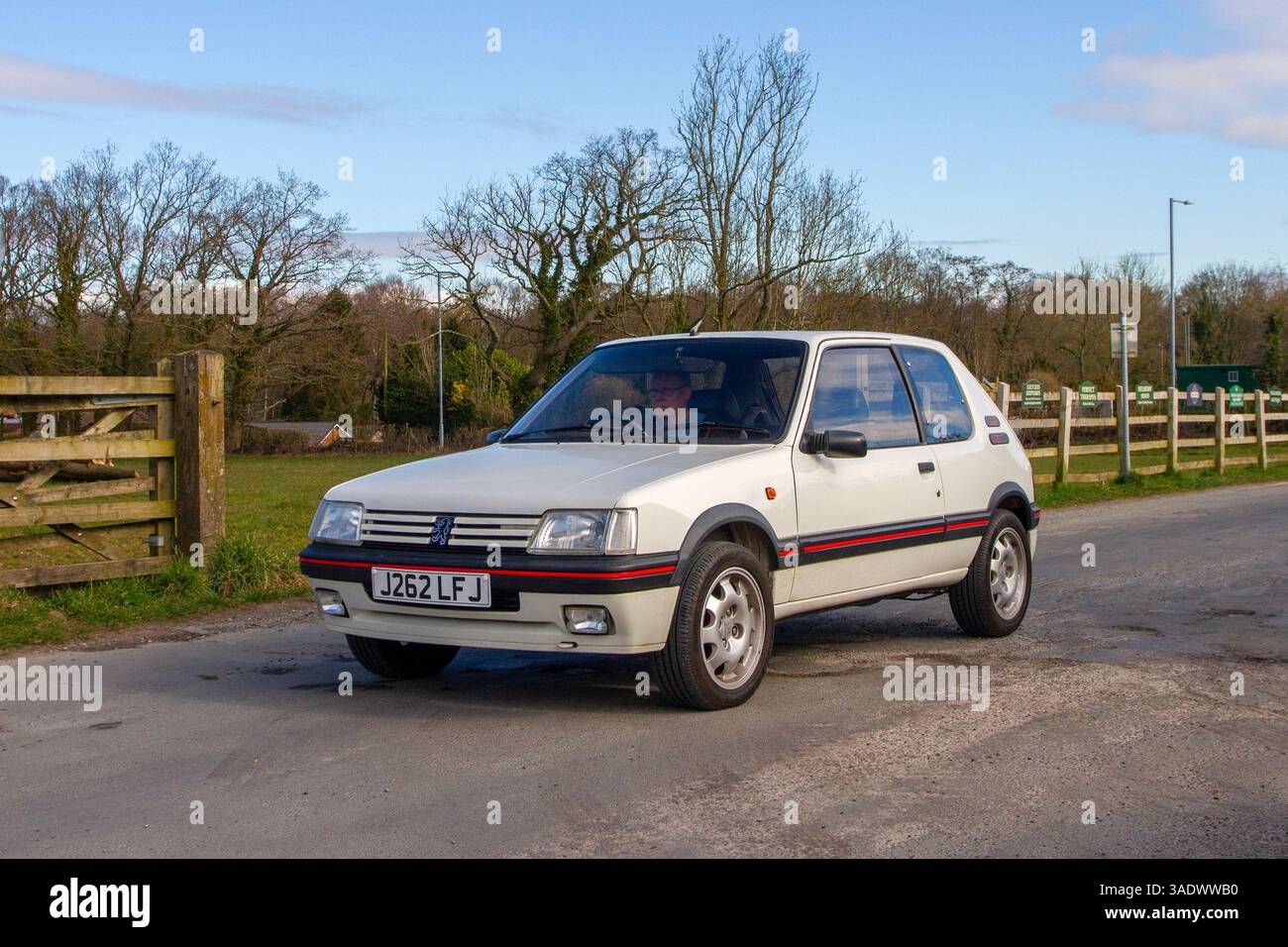1991 90s nineties White Peugeot 205 GTI 1905 cc petrol Hatchback, four ...