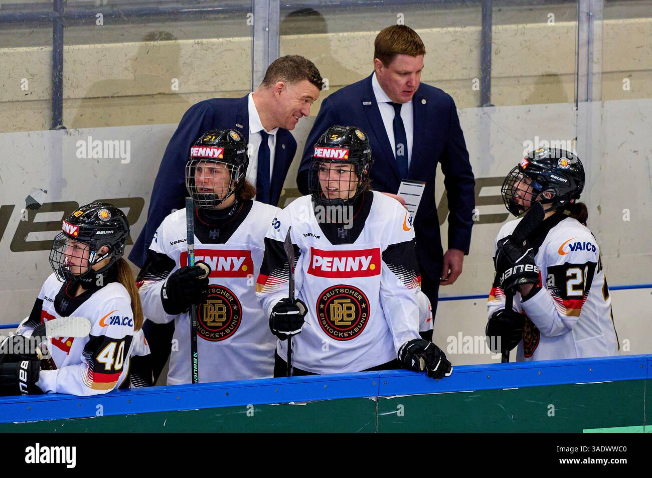 Jeff MacLeod, DEB Damen Trainer, headcoach, Sebastian Jones, Alexandra ...