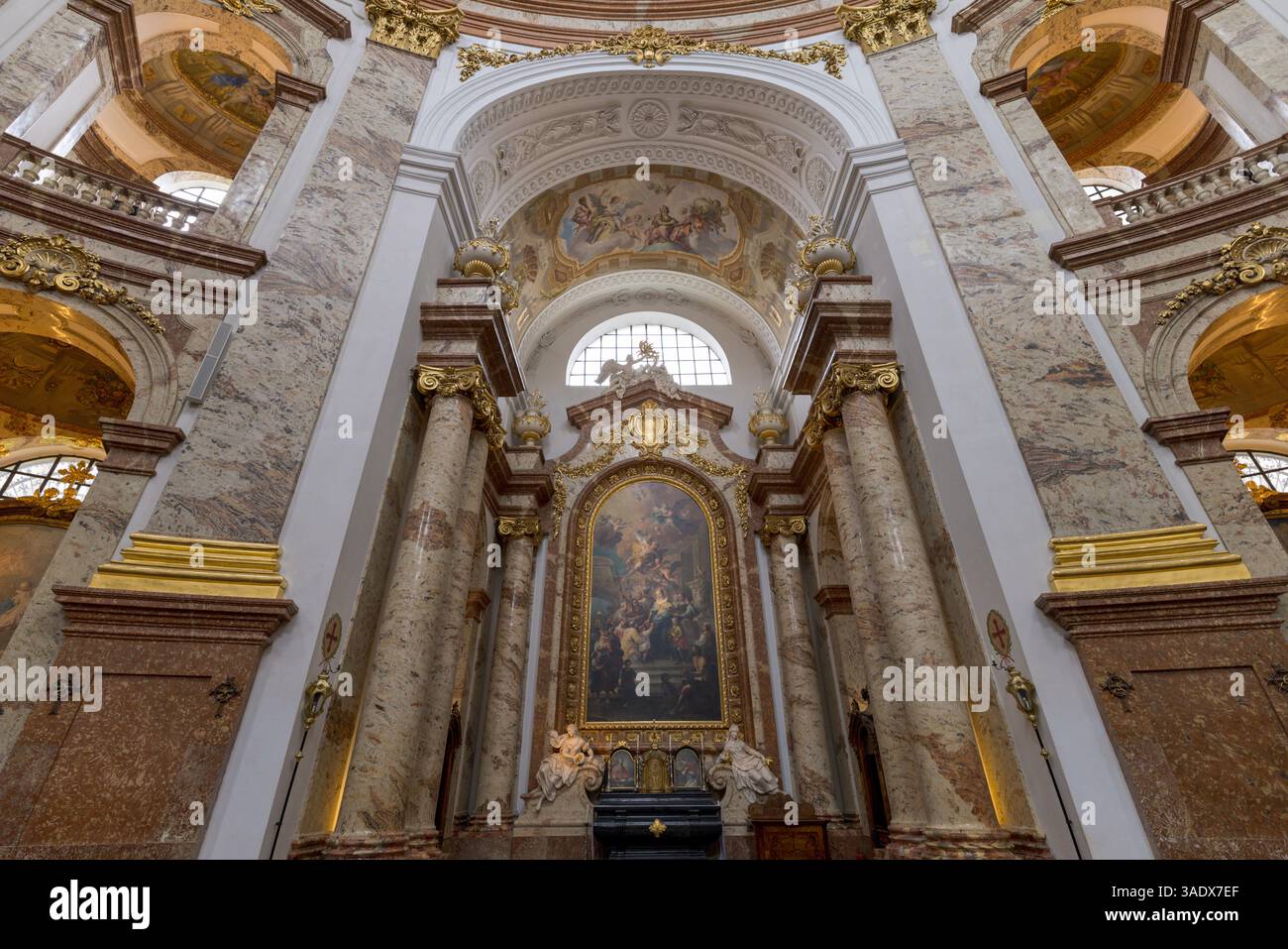 side altar, the Karlskirche (German for St. Charles's Church ...