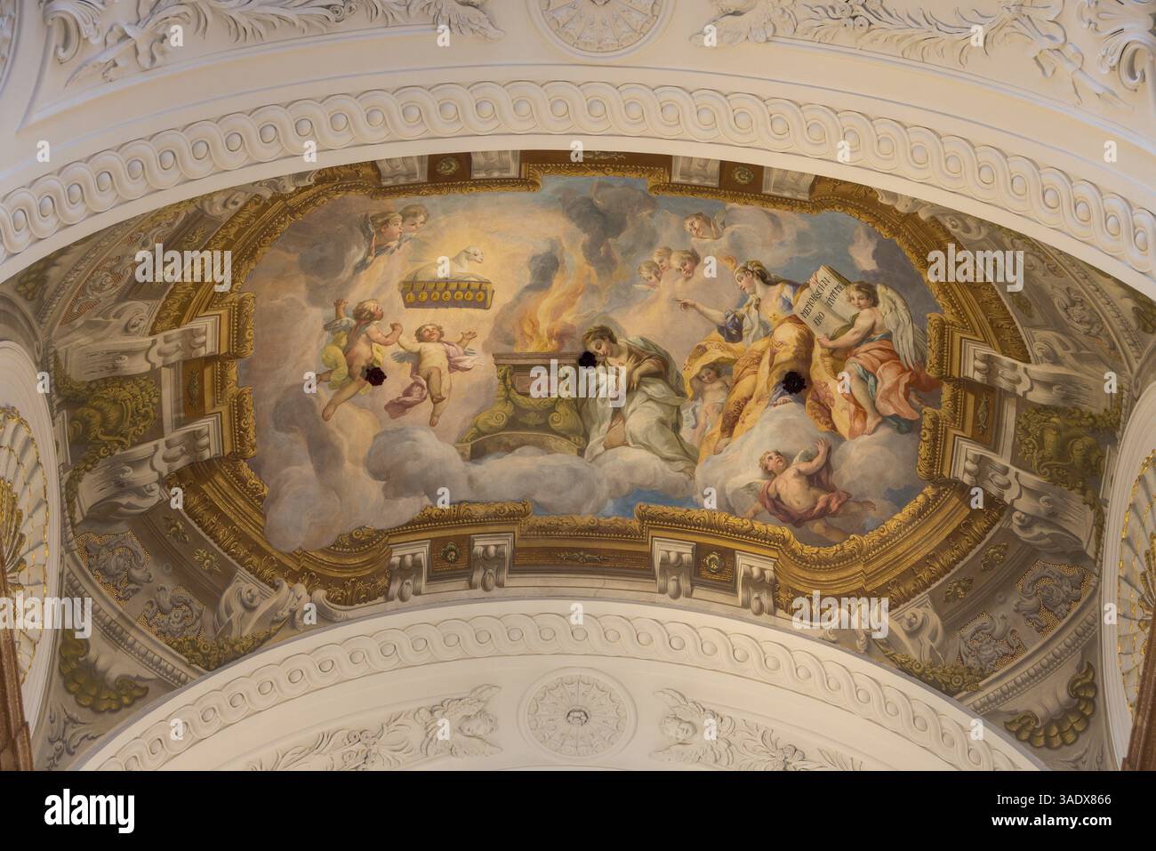 mural painting, the Karlskirche (German for St. Charles's Church ...