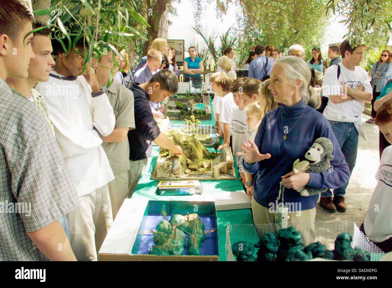 May 31, 2001; Santa Barbara, CA, USA; Noted primatologist JANE GOODALL ...