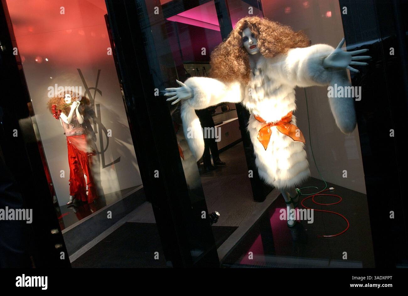 The opening of the new Yves Saint Laurent store on 5th and 57th st ...