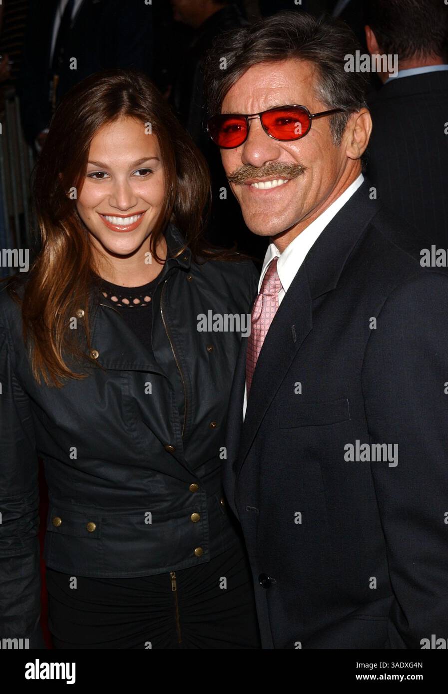 Reporter GERALDO RIVERA and his wife ERICA LEVY at the premiere of ...