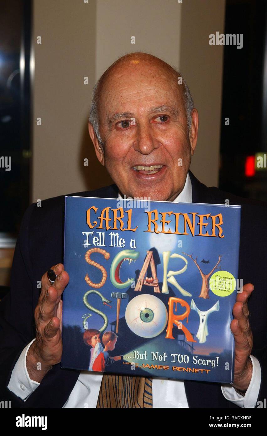 Sep 29, 2003; New York, NY, USA; Director/writer CARL REINER signs ...