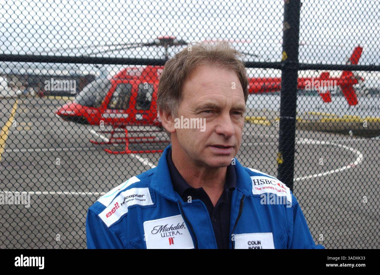 Oct 22, 2003; New York, NY, USA; Pilot COLIN BODILL of the 'Polar First ...