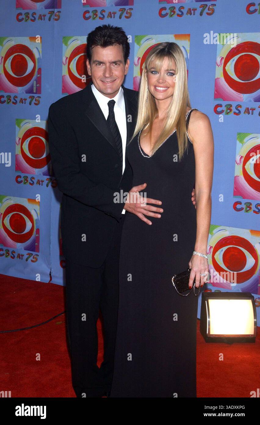 Nov 02, 2003; New York, NY, USA; Actor CHARLIE SHEEN and wife DENISE ...