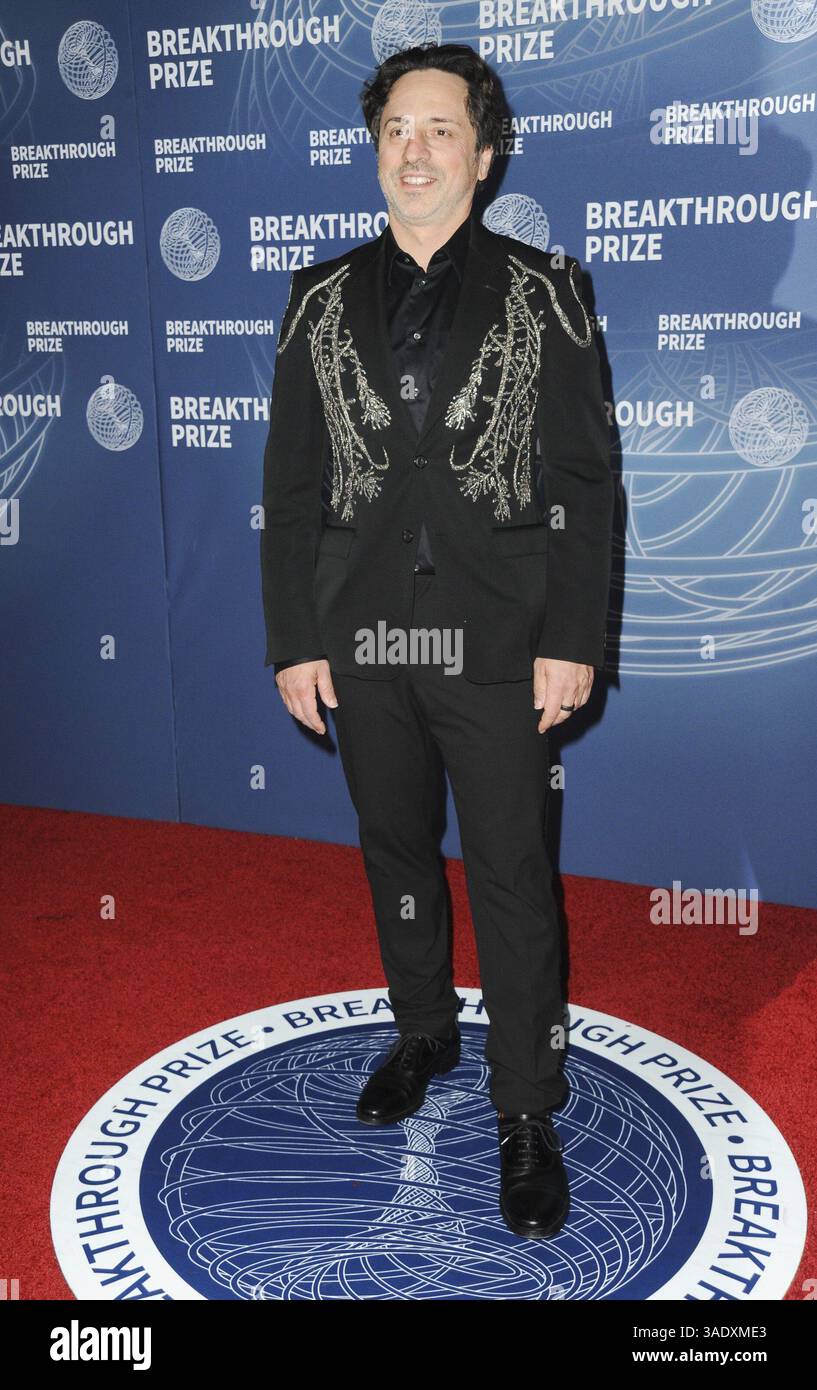 Ca. 05th Apr, 2025. Sergey Brin at arrivals for The 11th Breakthrough ...