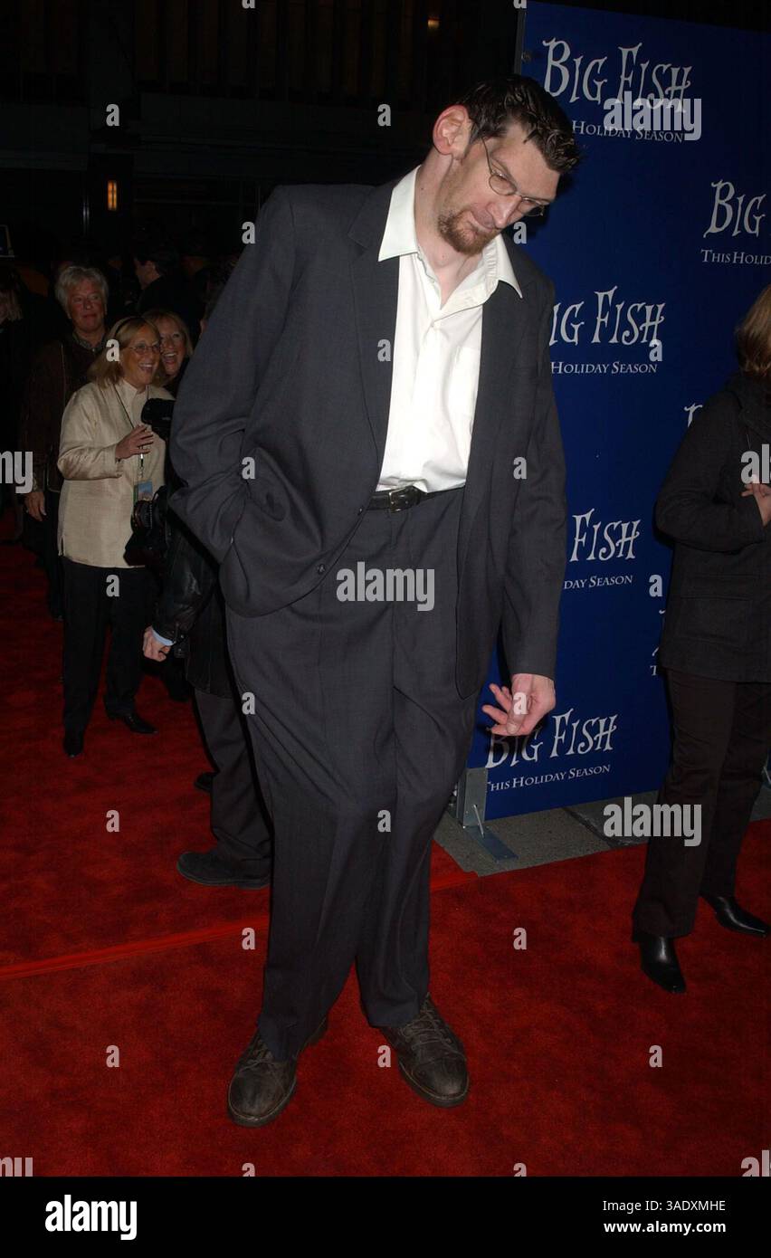 Dec 04, 2003; New York, NY, USA; MATHEW MCGRORY at the world premiere ...
