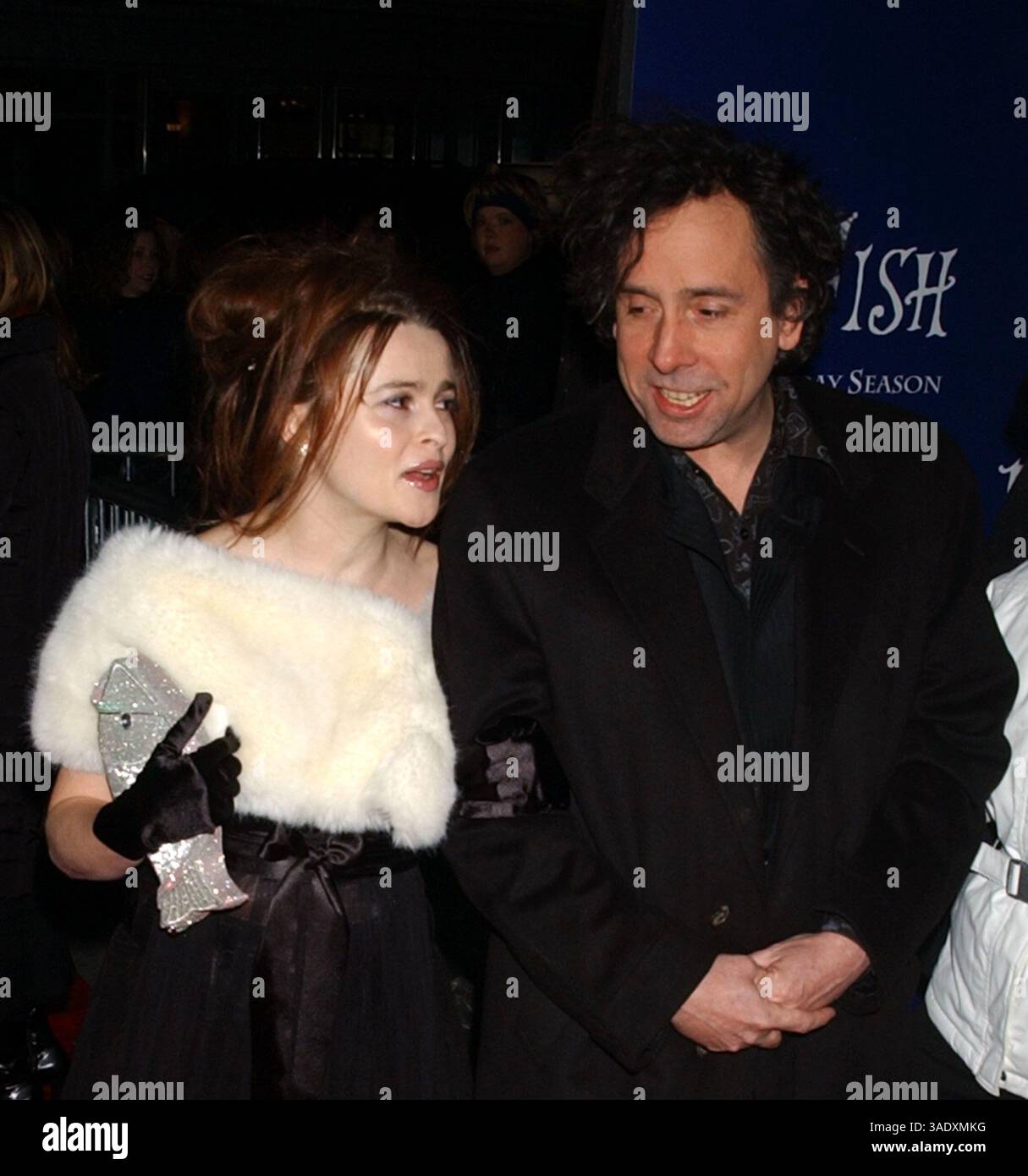 Dec 04, 2003; New York, NY, USA; HELENA BONHAM CARTER and TIM BURTON at ...
