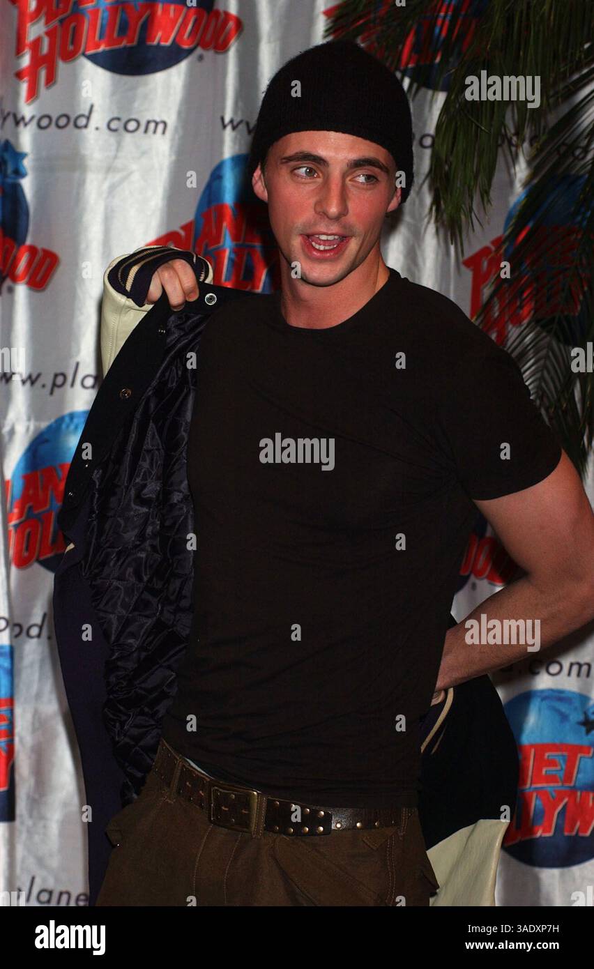 Jan 05, 2004; New York, NY, USA; Actor MATTHEW GOODE appeared at Planet ...
