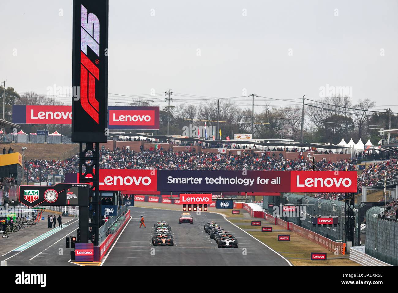 Suzuka, Japan. 06th Apr, 2025. SUZUKA, JAPAN - APRIL 6: Race Start ...