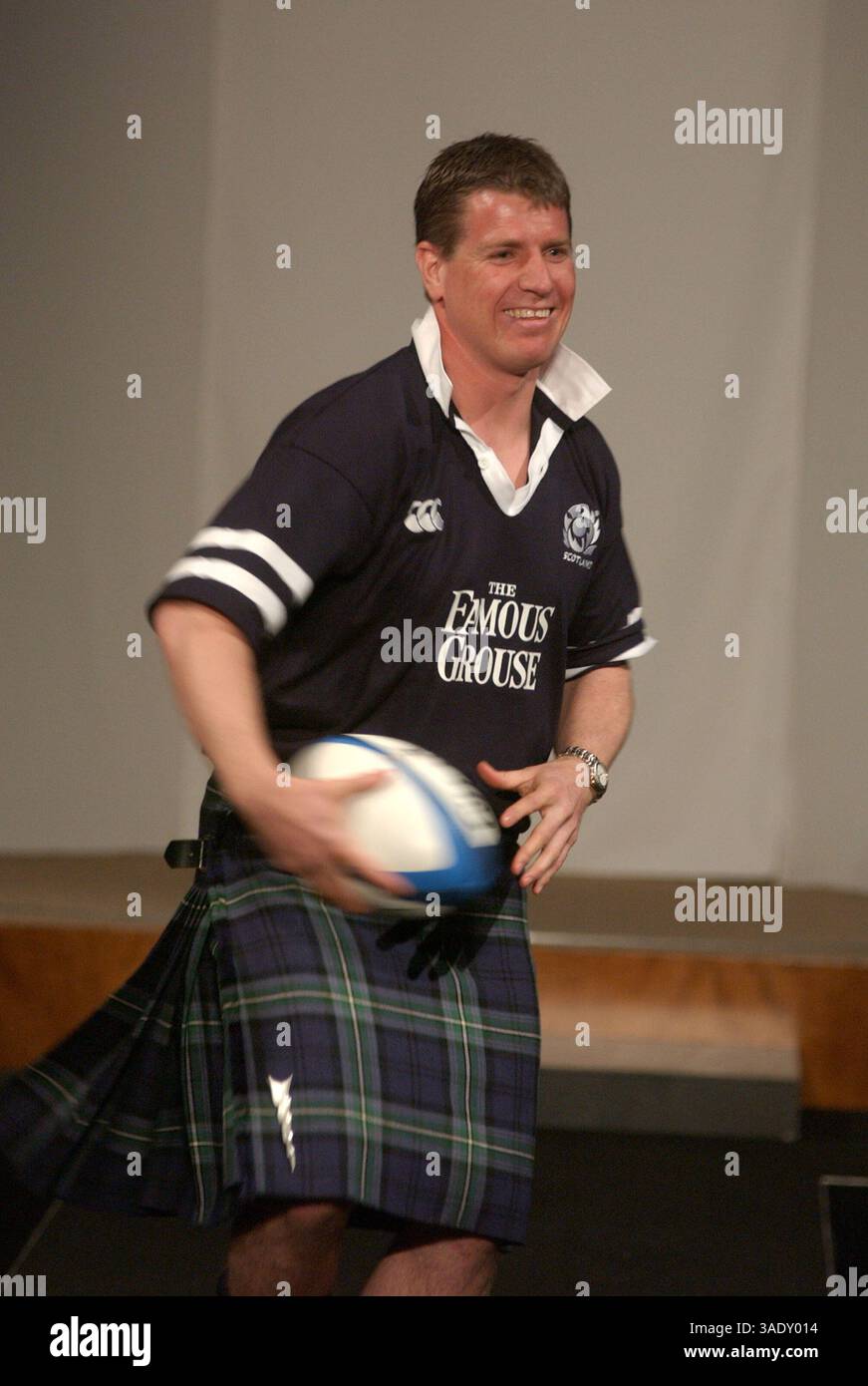 Apr 05, 2004; New York, NY, USA; Scottish Rugby Player CRAIG CHALMERS ...